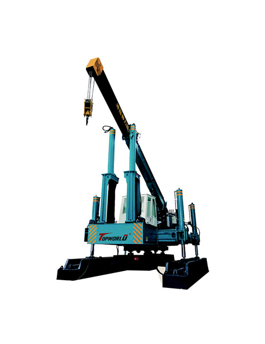 Robot ép cọc bê tông 600T